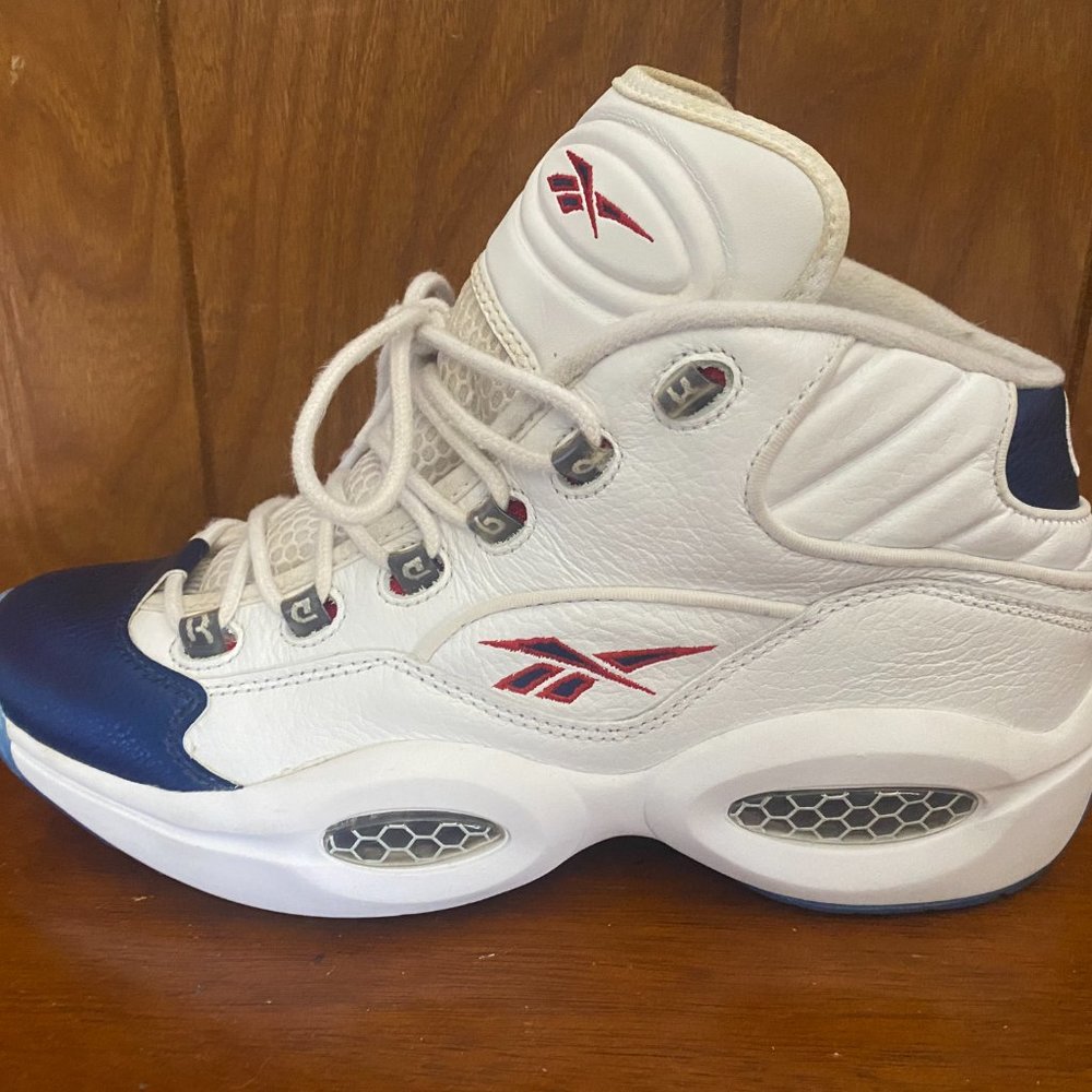 Reebok Allen Iverson Question Mid J82534 White Shoes … - Gem